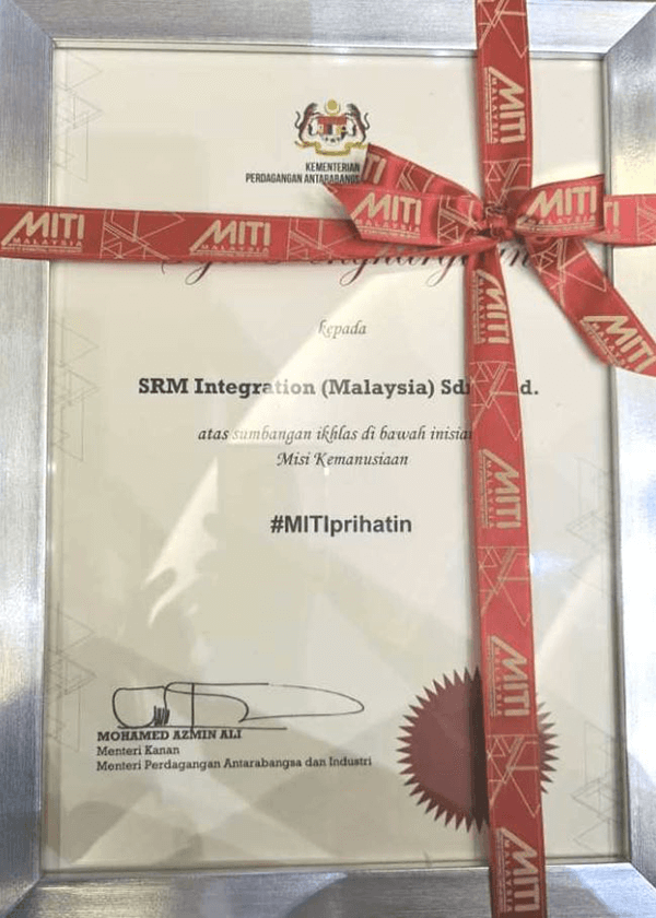 Flood Relief for Program MITI Prihatin | SRM Integration
